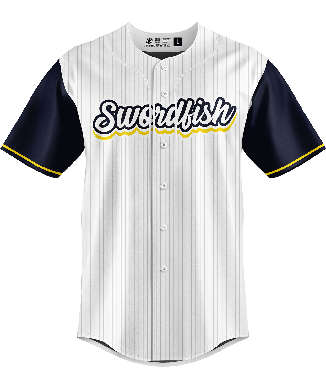 Swordfish Baseball Jersey - Custom Esports Jersey by ARMA