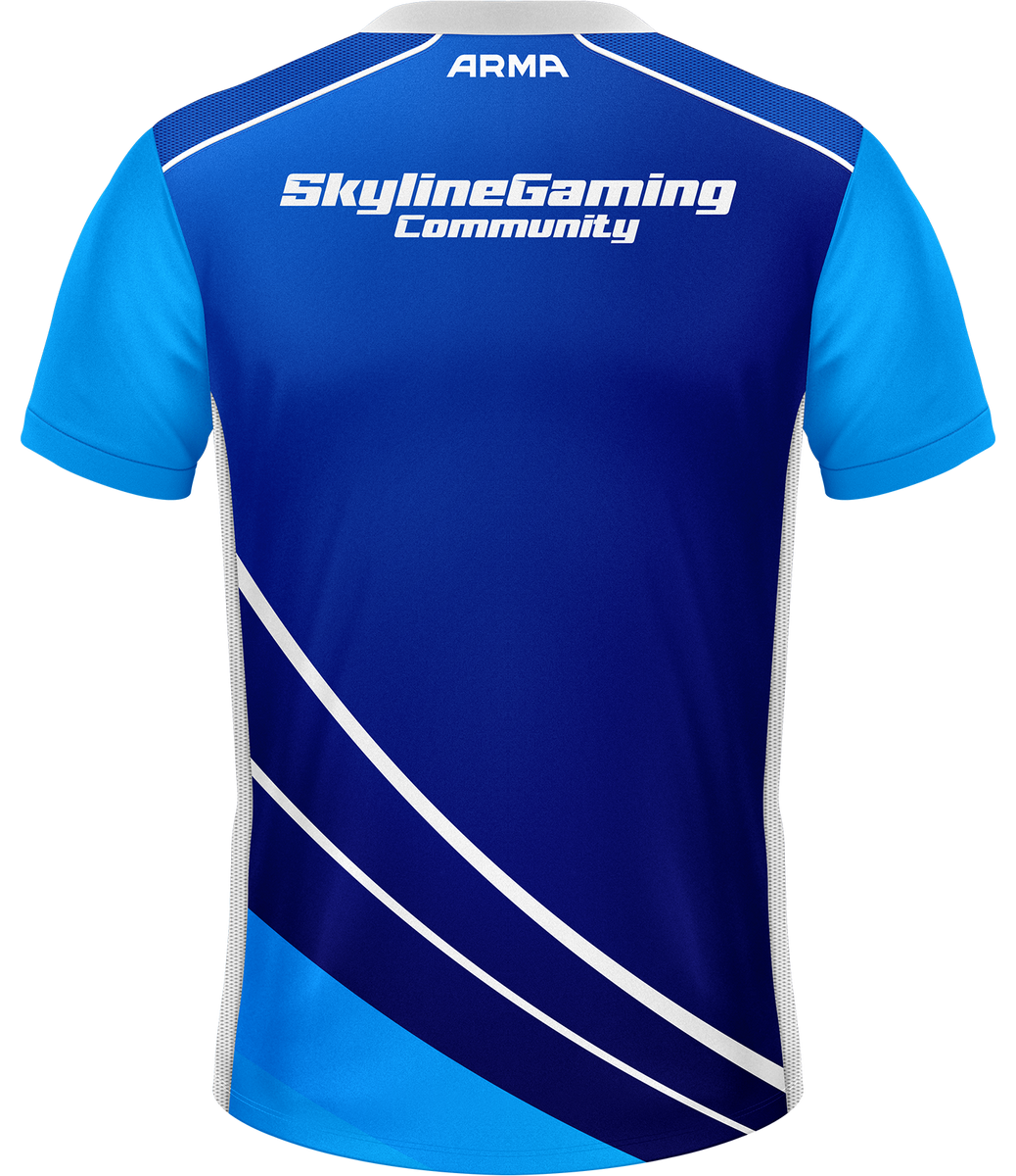 Skyline Gaming Community ELITE Jersey - Blue - Custom Esports Jersey by ...