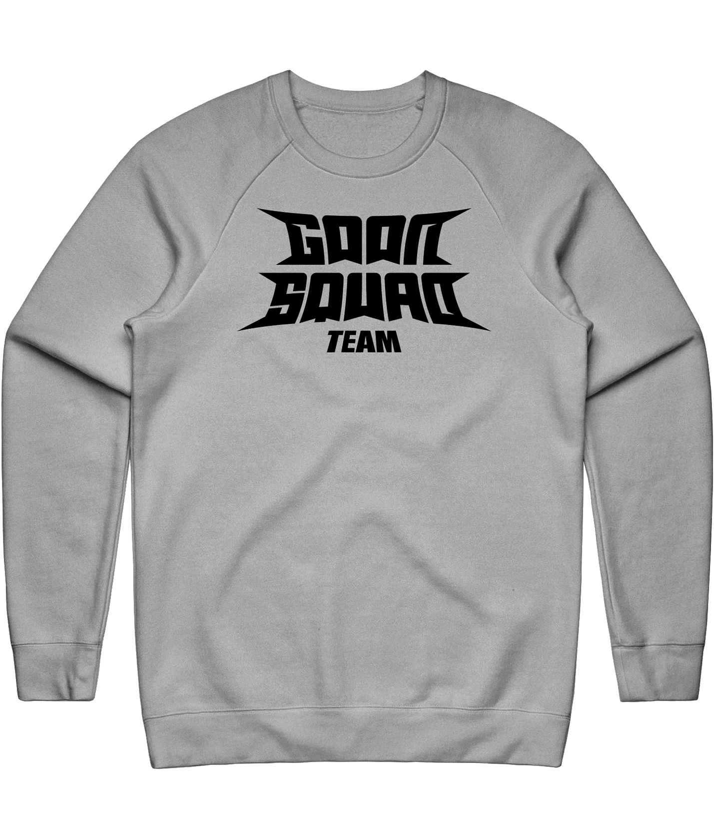 GoonSquad Text Crewneck - Grey - Custom Esports Jersey by ARMA