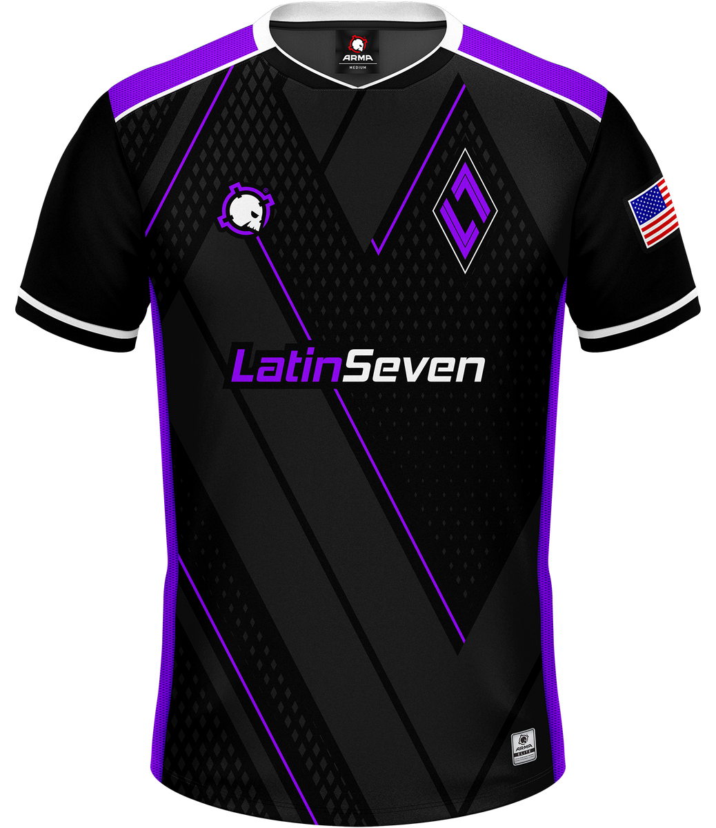 LatinSeven ELITE Jersey - Purple - Custom Esports Jersey by ARMA
