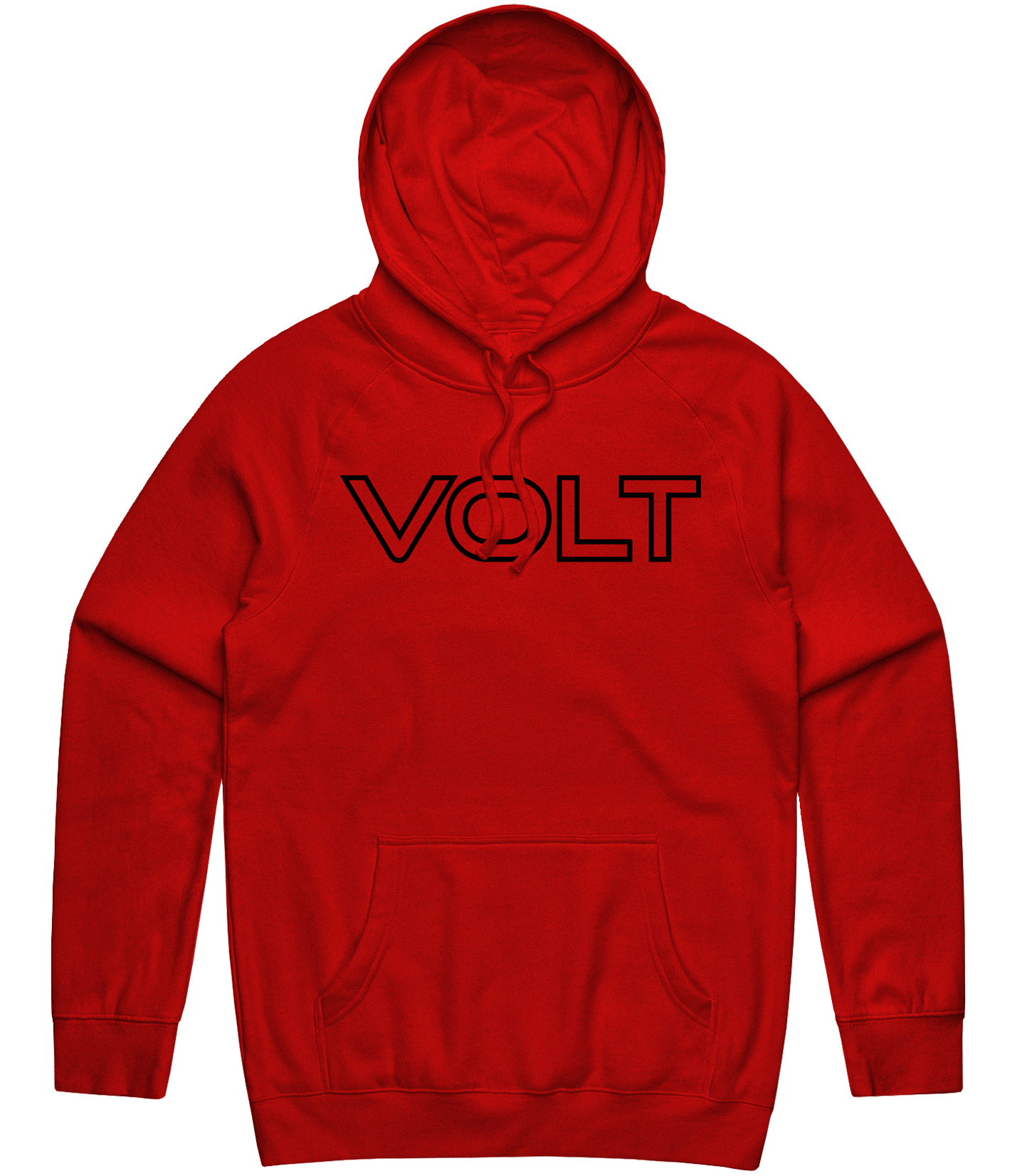 Volt Text Hoodie - Red - Custom Esports Jersey by ARMA