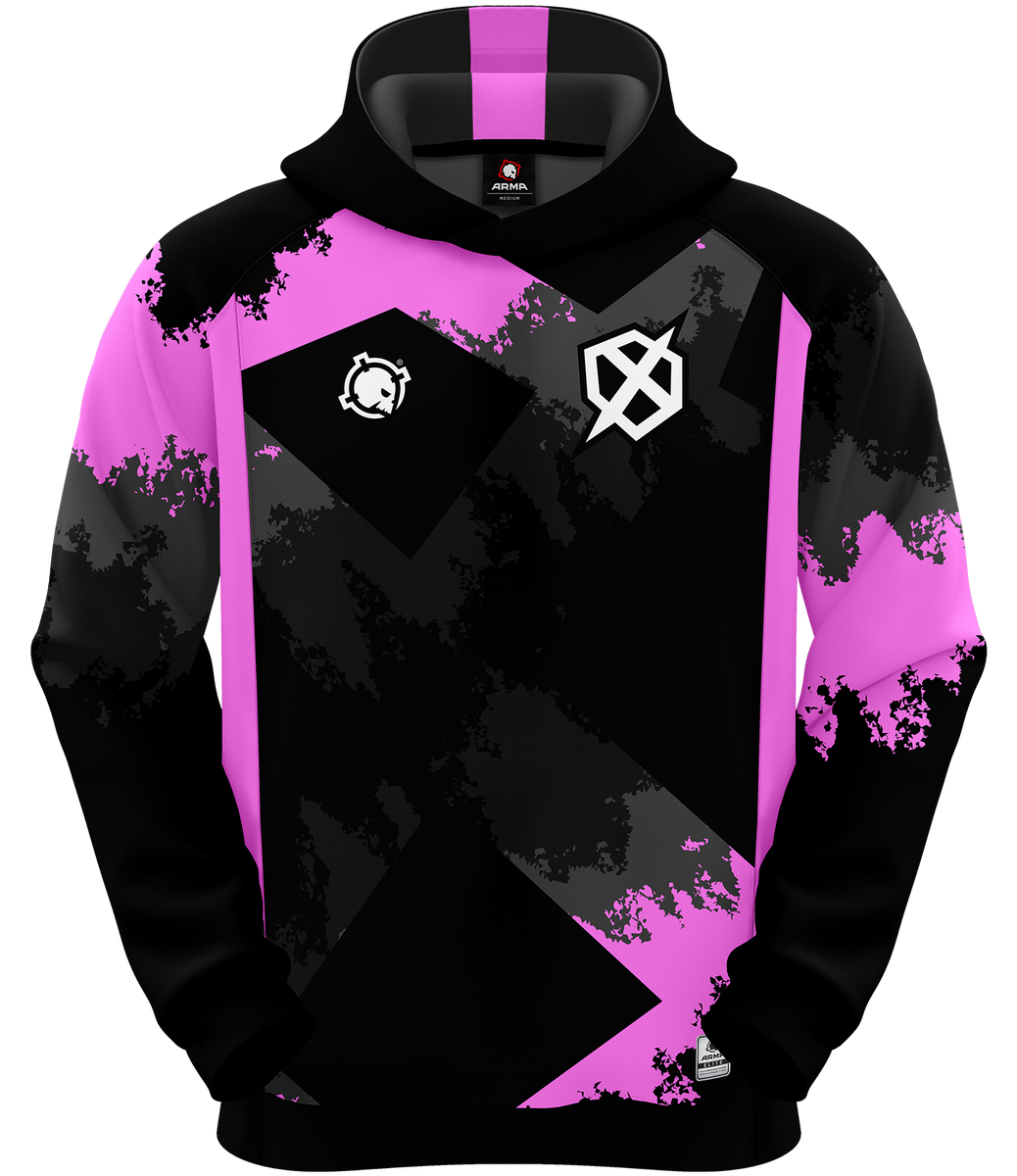 Xora ELITE Hoodie - Pink - Custom Esports Jersey by ARMA
