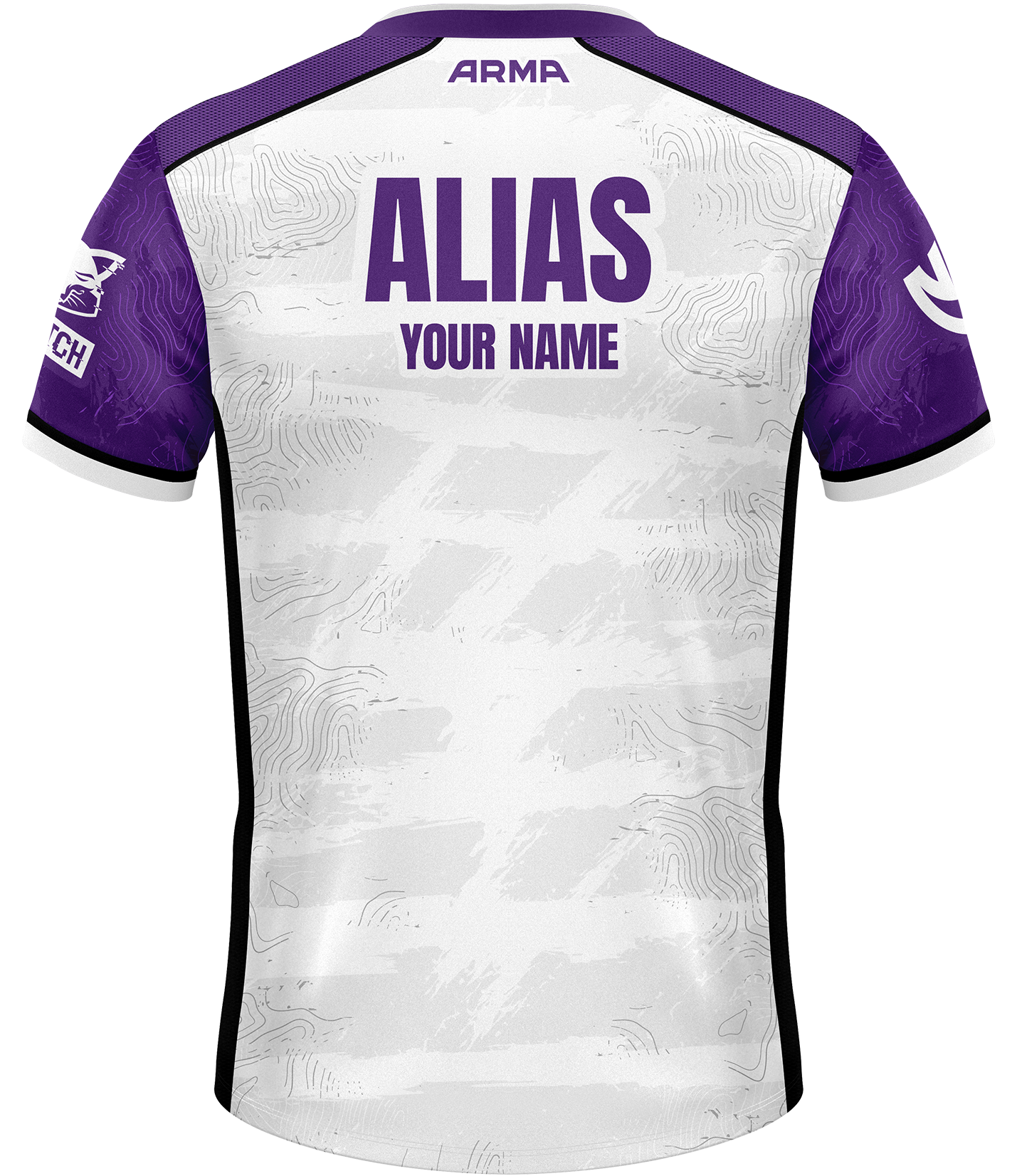 NOC Esports ELITE Jersey - White - Custom Esports Jersey by ARMA
