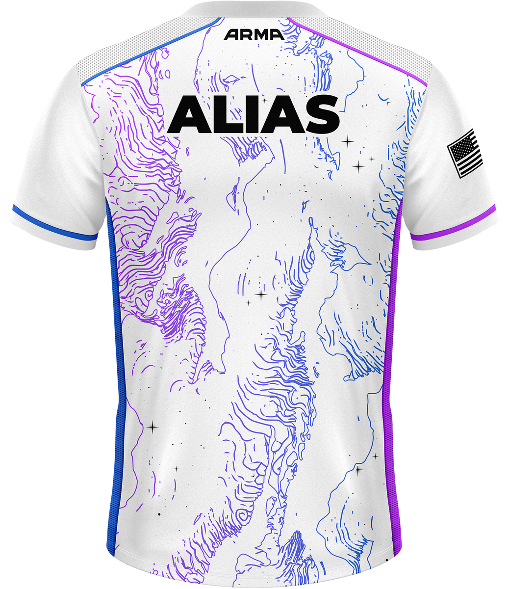 Supernova ELITE Jersey - White - Custom Esports Jersey by ARMA