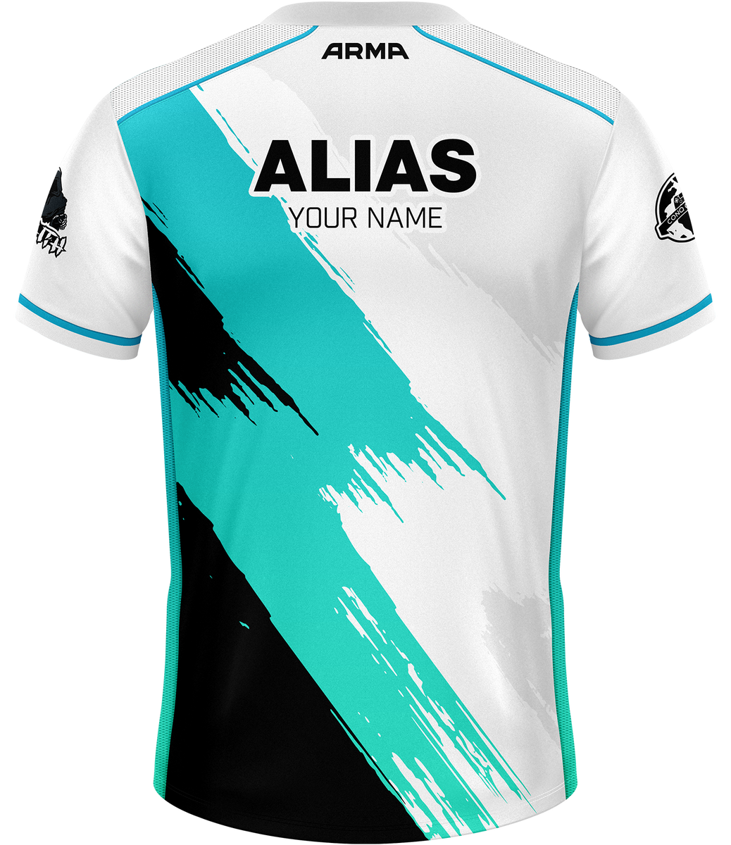 Spire ELITE Jersey - White - Custom Esports Jersey by ARMA