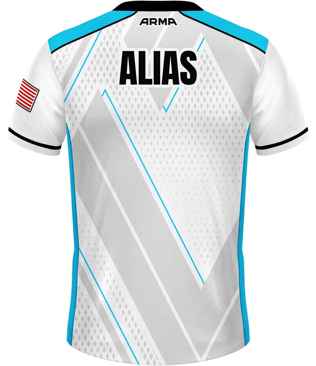 LatinSeven ELITE Jersey - White - Custom Esports Jersey by ARMA