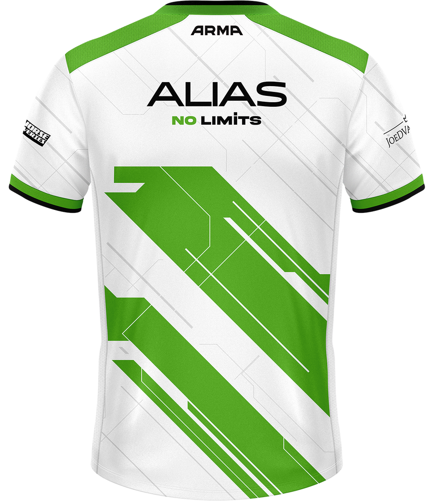 No Limits ELITE Jersey - White - Custom Esports Jersey by ARMA