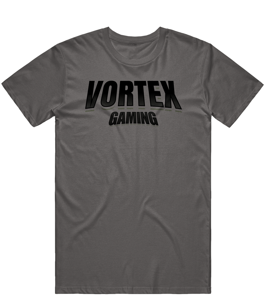 Vortex Text Tee - Charcoal - Custom Esports Jersey by ARMA
