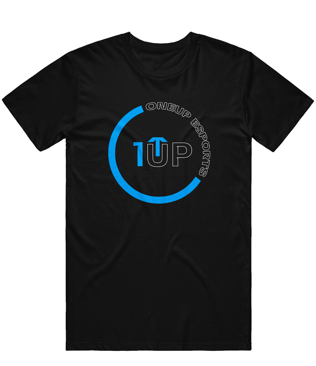 OneUp Circle Tee - Black - Custom Esports Jersey by ARMA