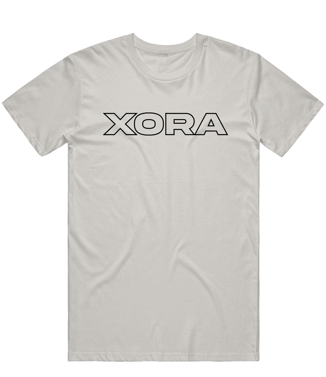 Xora Text Tee - Light Grey - Custom Esports Jersey by ARMA