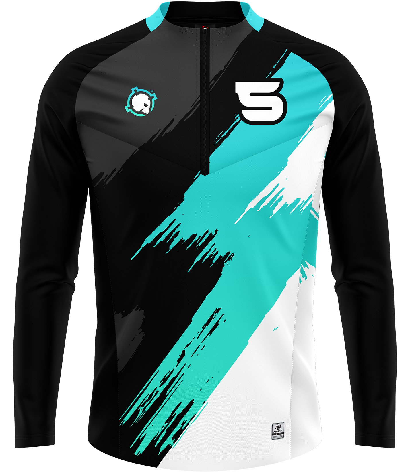 Spire ELITE Quarter Zip - Black - Custom Esports Jersey by ARMA