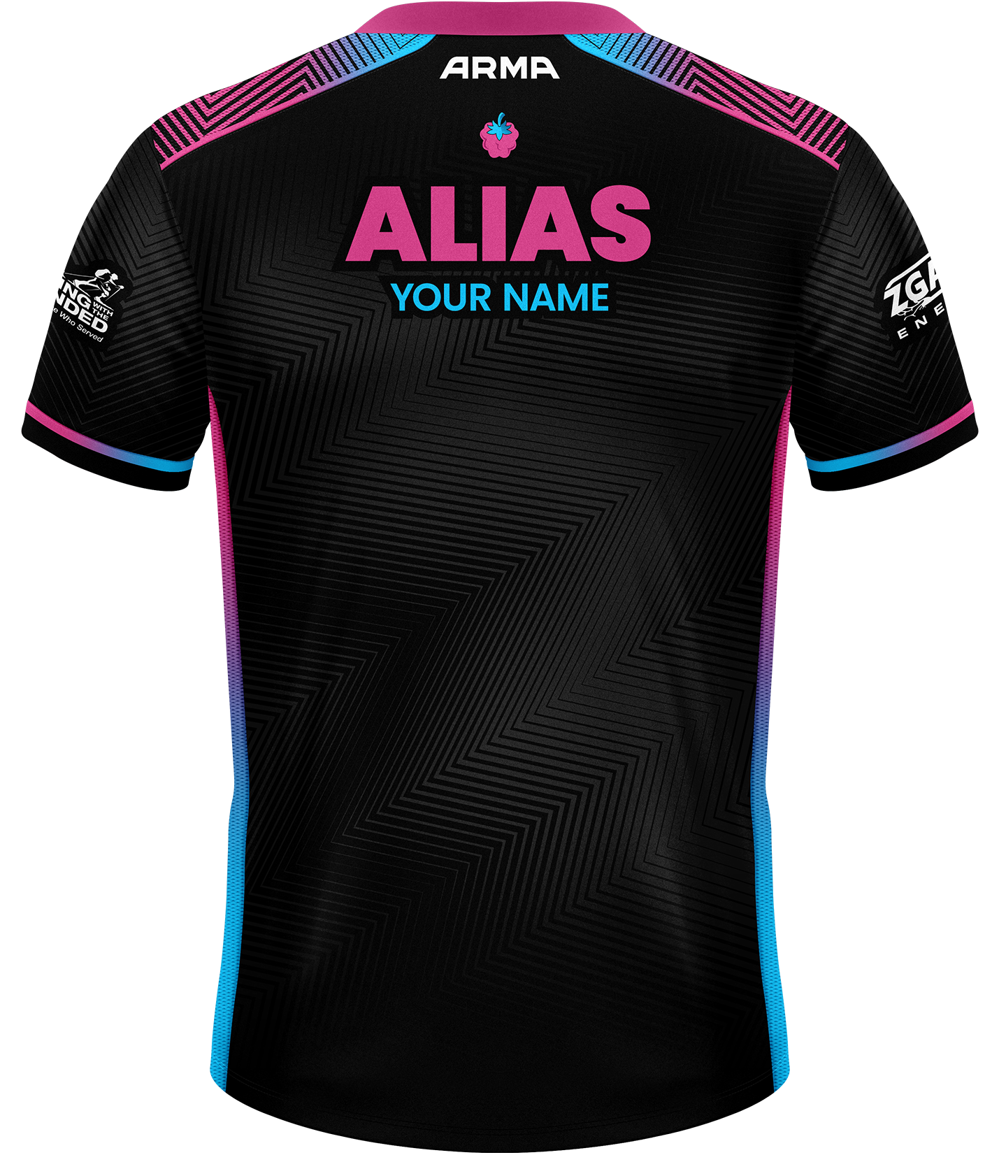 Raspberries Esports ELITE Jersey - Black - Custom Esports Jersey by ARMA