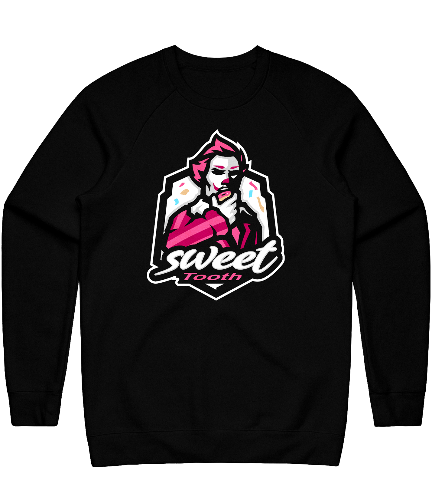 Sweet Tooth Logo Crewneck - Black - Custom Esports Jersey by ARMA