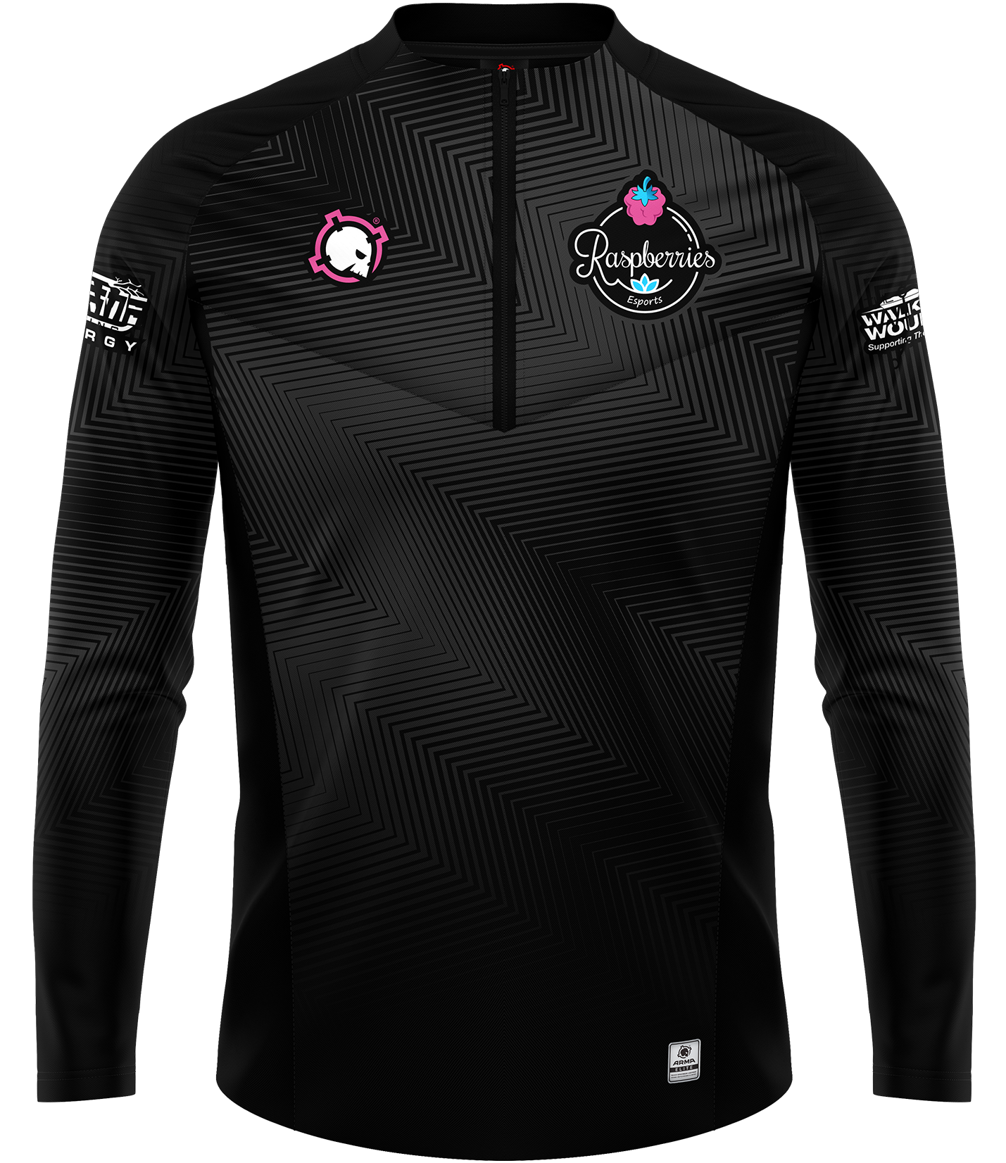 Raspberries Esports ELITE Quarter Zip - Custom Esports Jersey by ARMA