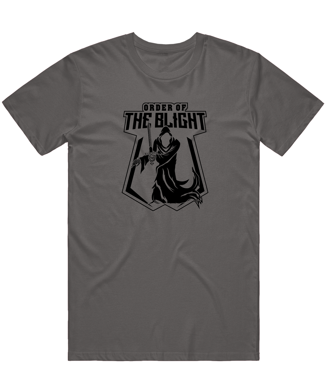 Order Of The Blight Logo Tee - Charcoal - Custom Esports Jersey by ARMA