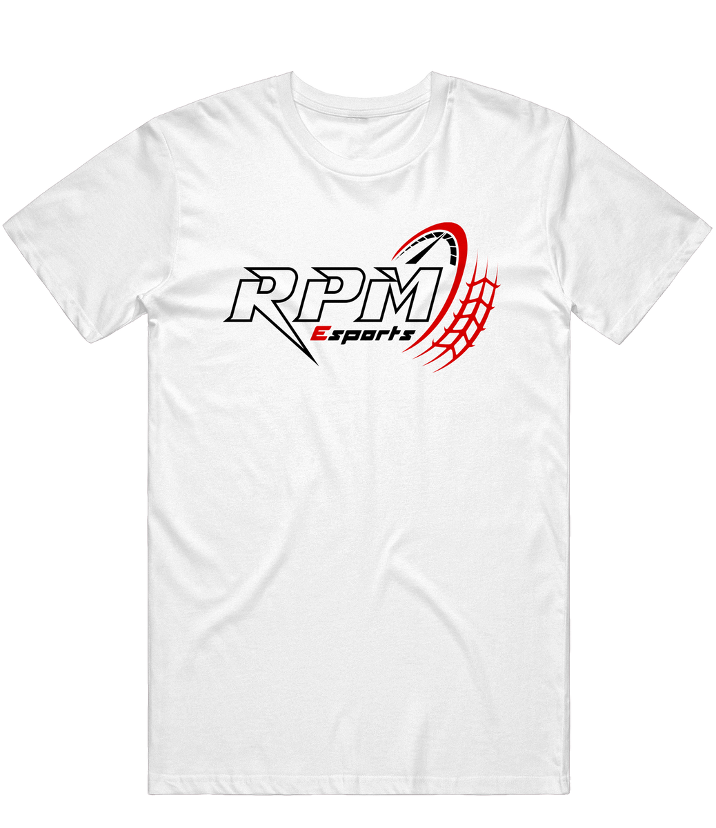 RPM Logo Tee - White - Custom Esports Jersey by ARMA