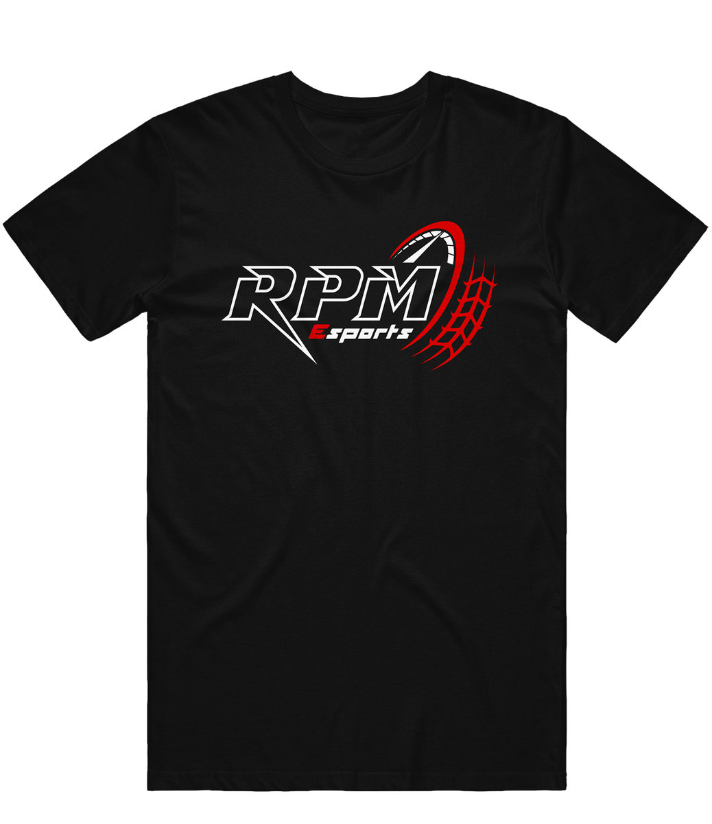 RPM Logo Tee - Black - Custom Esports Jersey by ARMA