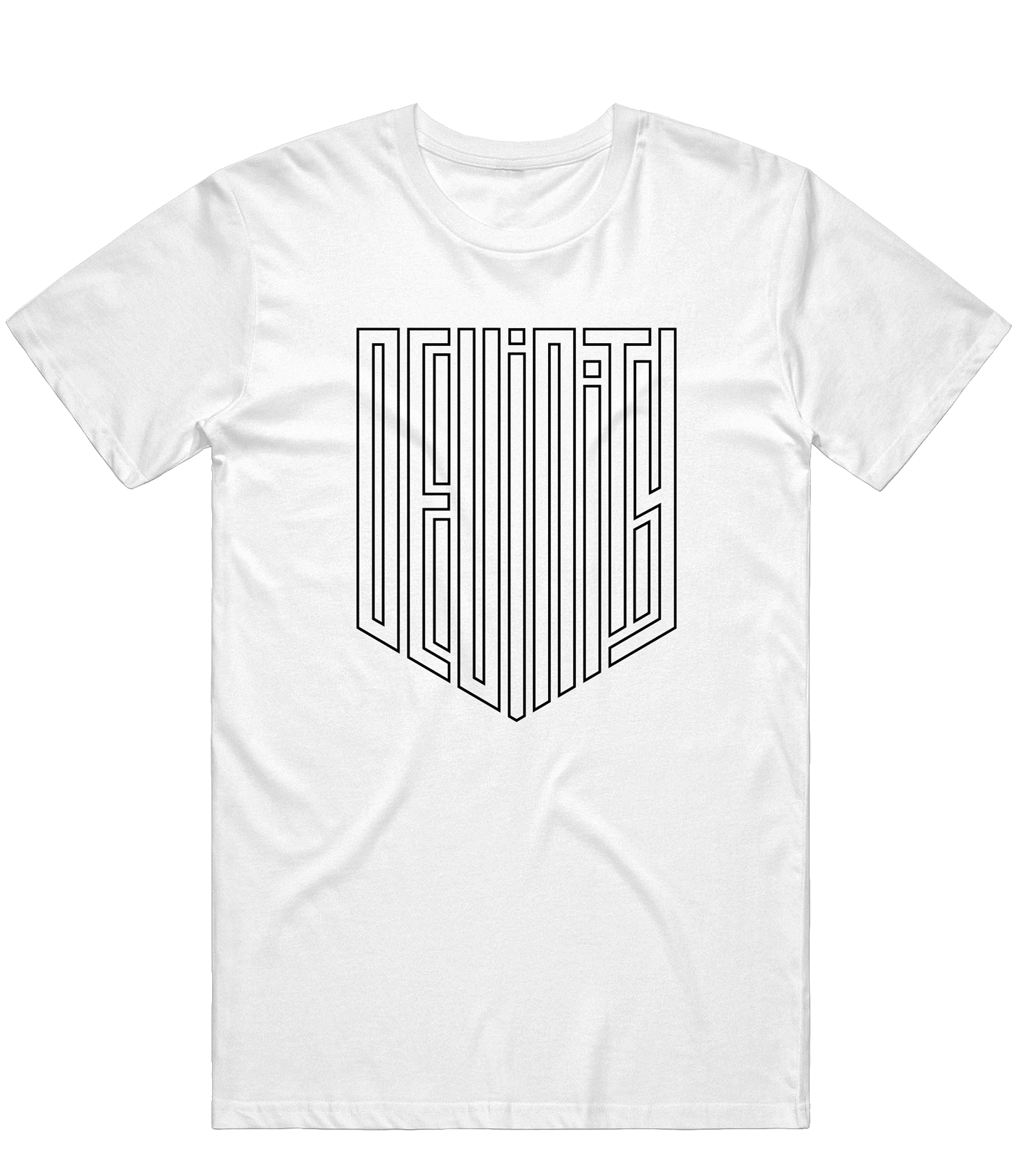 Devinity Outline Tee - White - Custom Esports Jersey by ARMA