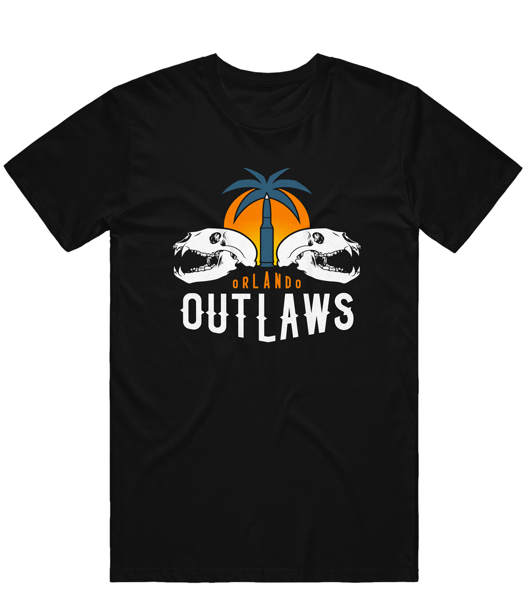 Orlando Outlaws Logo Tee - Black - Custom Esports Jersey by ARMA