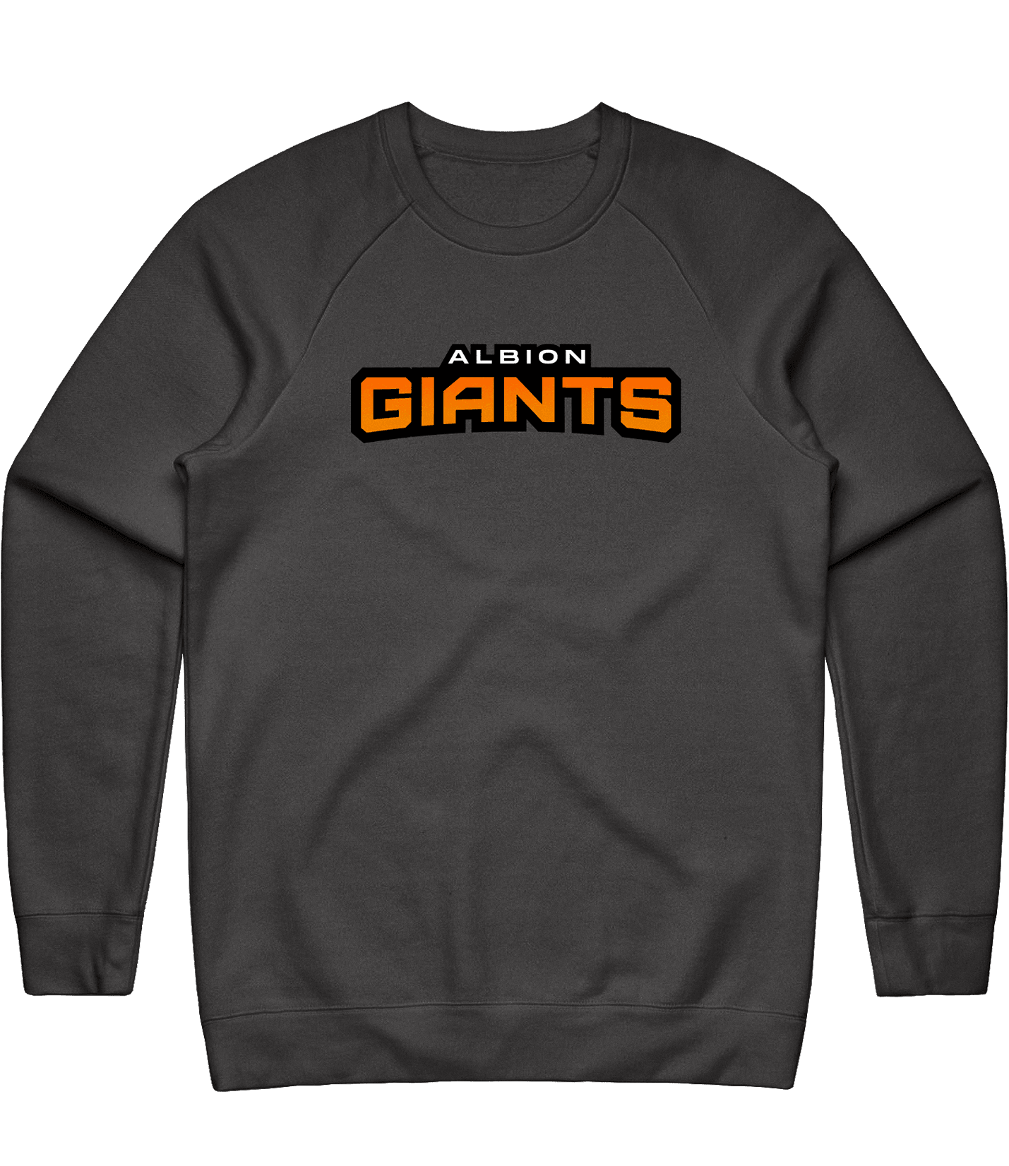 Albion Giants Text Crewneck - Charcoal - Custom Esports Jersey by ARMA