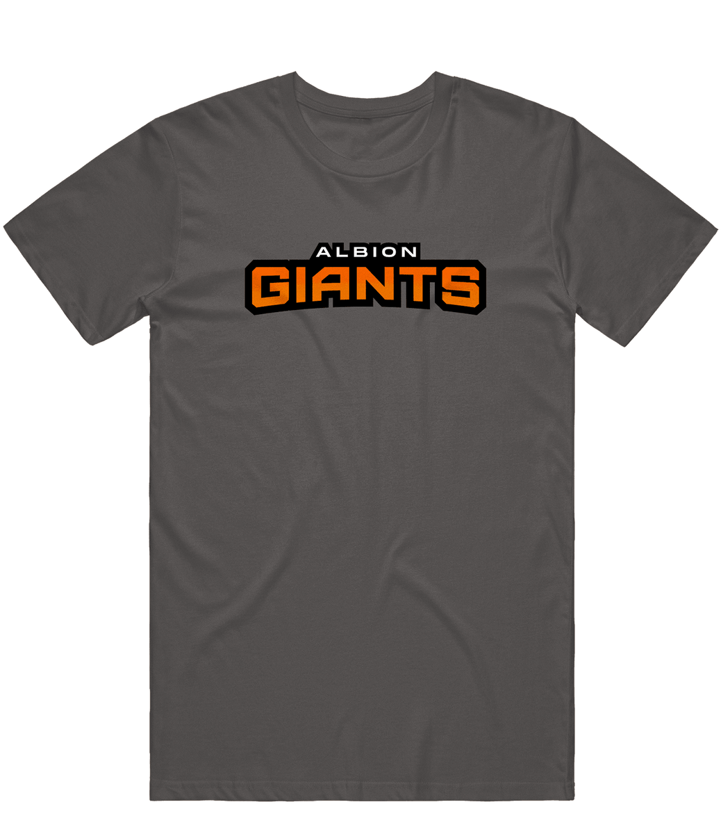 Albion Giants Text Tee - Charcoal - Custom Esports Jersey by ARMA