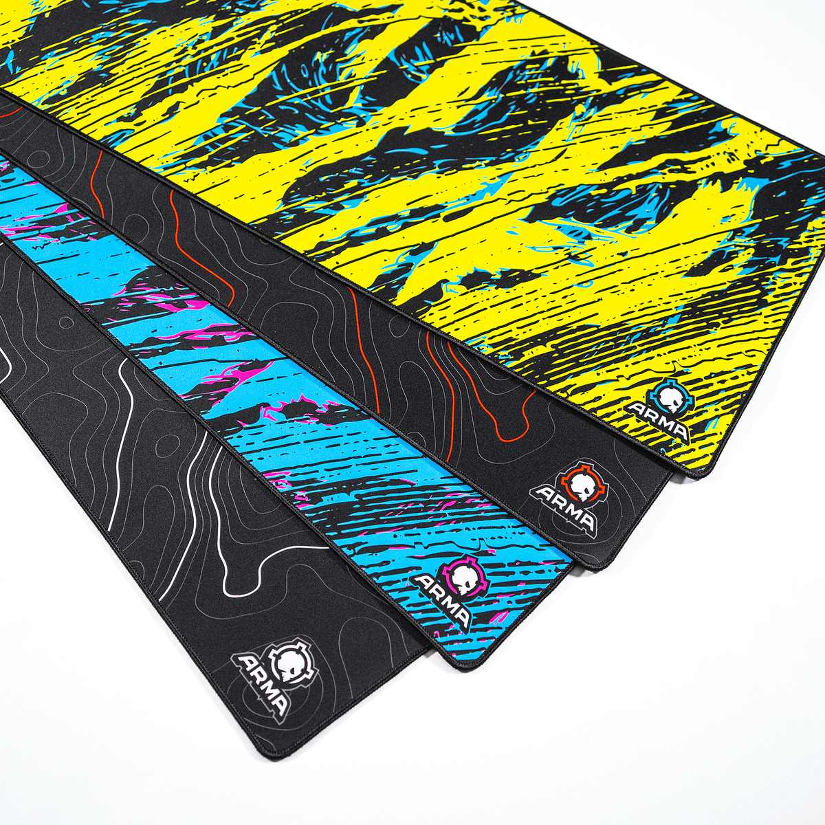 ARMA 'WHITE TOPO' MOUSEPAD - Custom Esports Jersey by ARMA