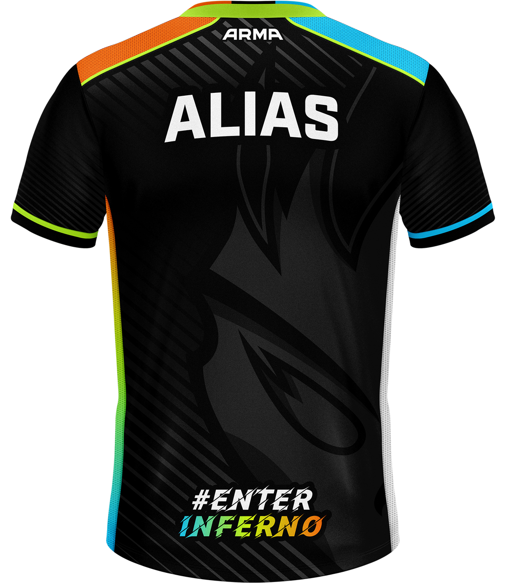 Inferno ELITE Jersey - Black - Custom Esports Jersey by ARMA