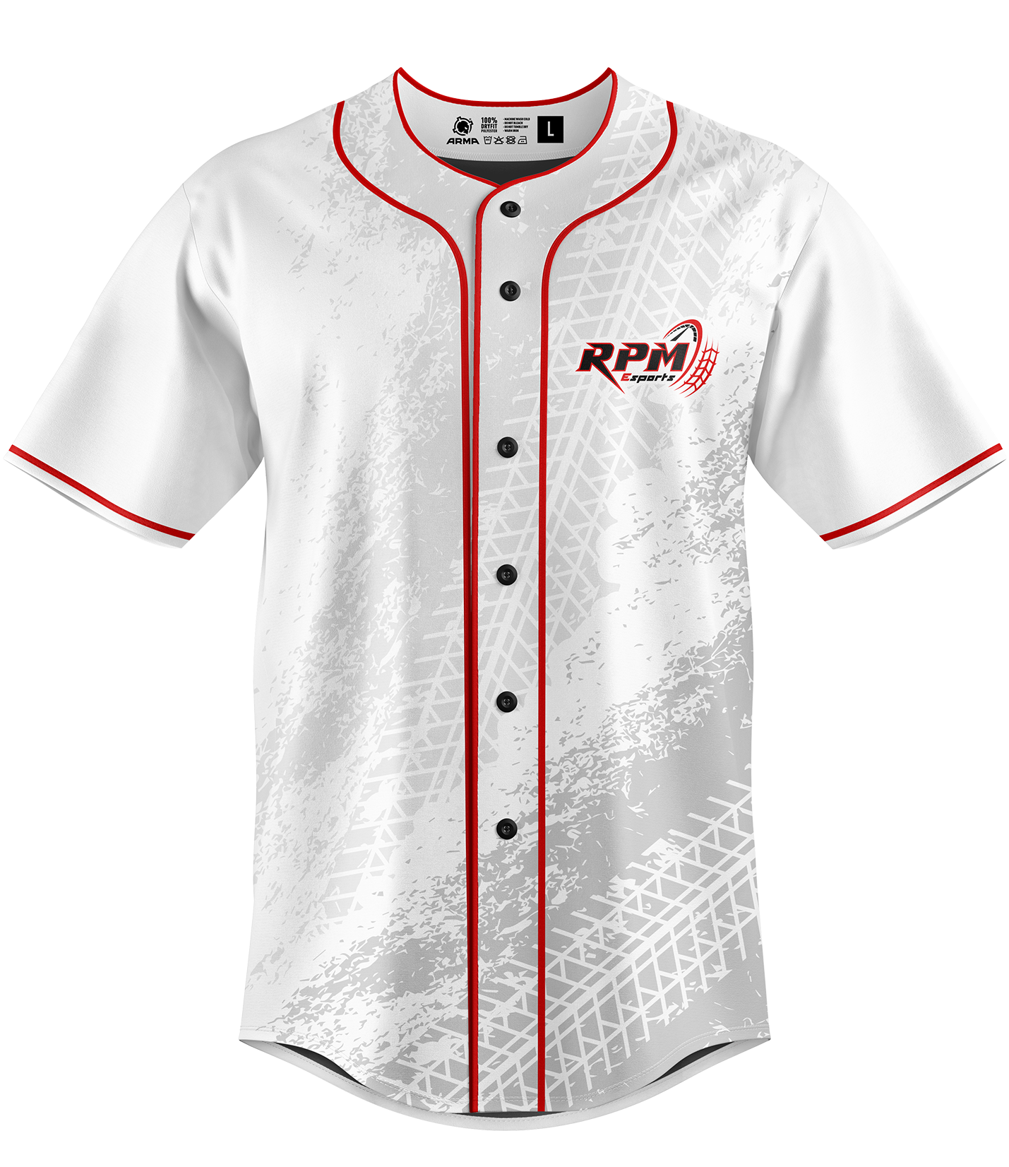 RPM Baseball Jersey - Custom Esports Jersey by ARMA