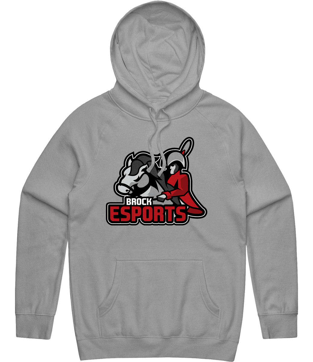 Brock Logo Hoodie - Grey - Custom Esports Jersey by ARMA