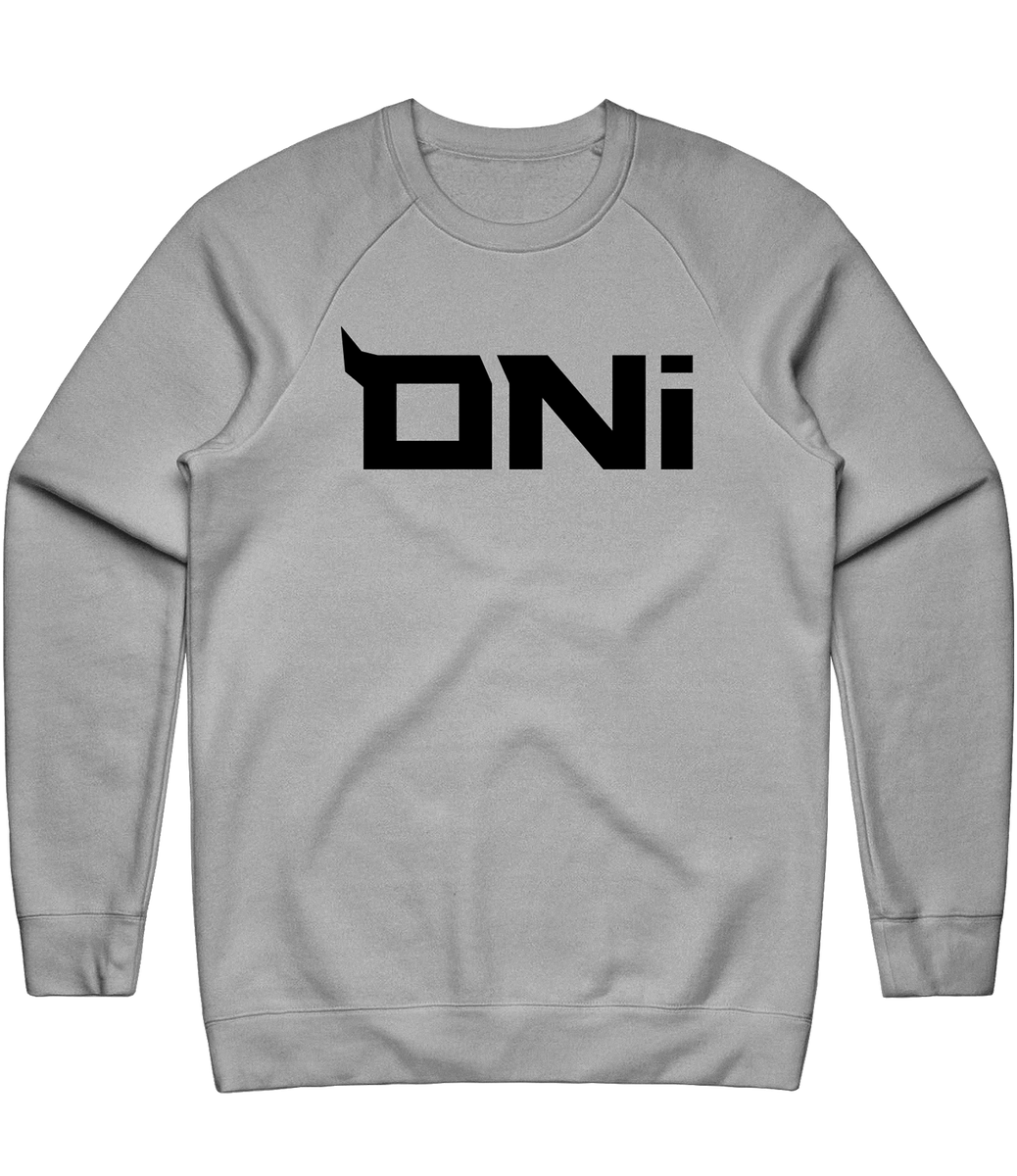Oni Text Crewneck - Grey - Custom Esports Jersey by ARMA