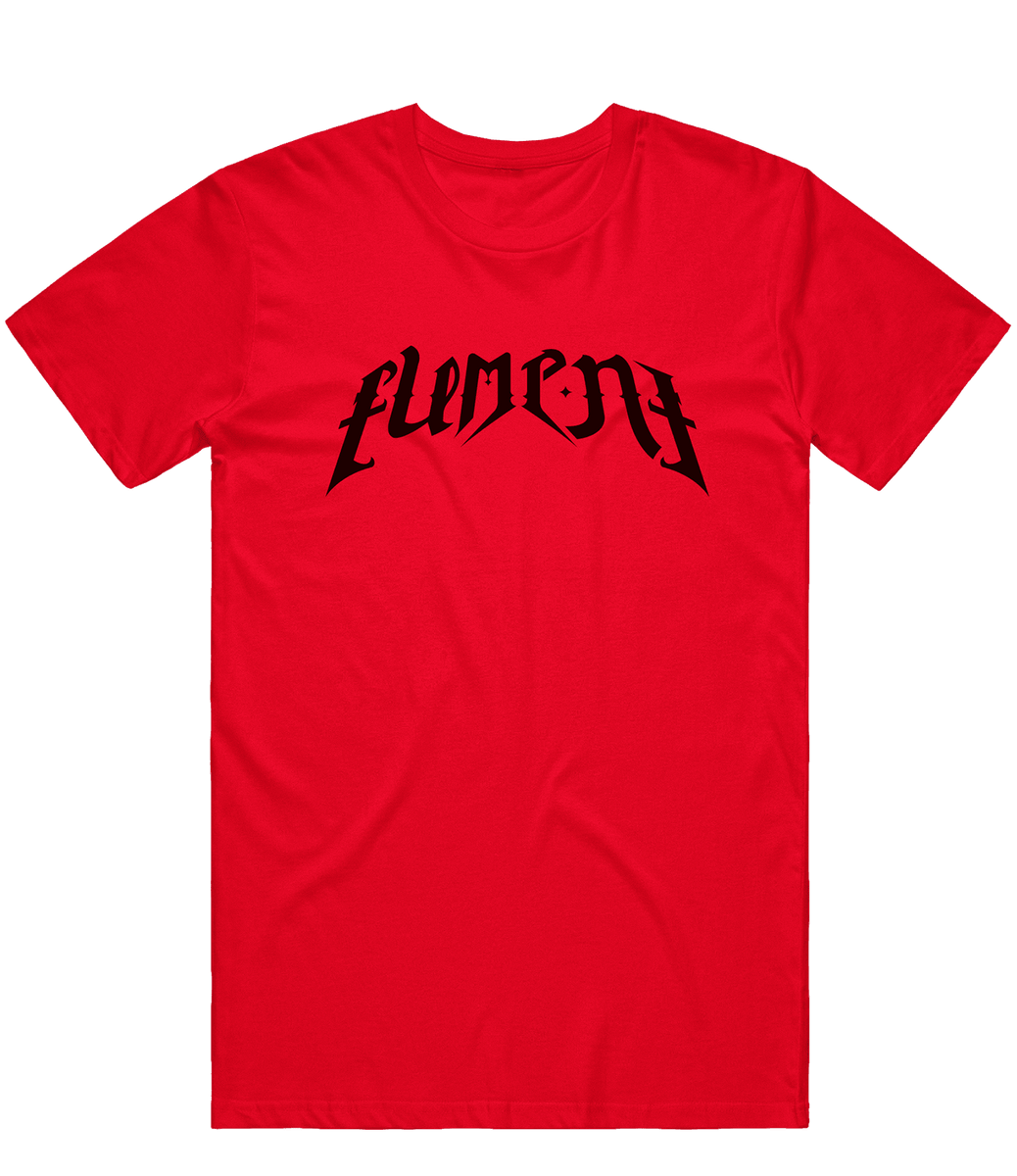 Element Eternity Text Tee - Red - Custom Esports Jersey by ARMA