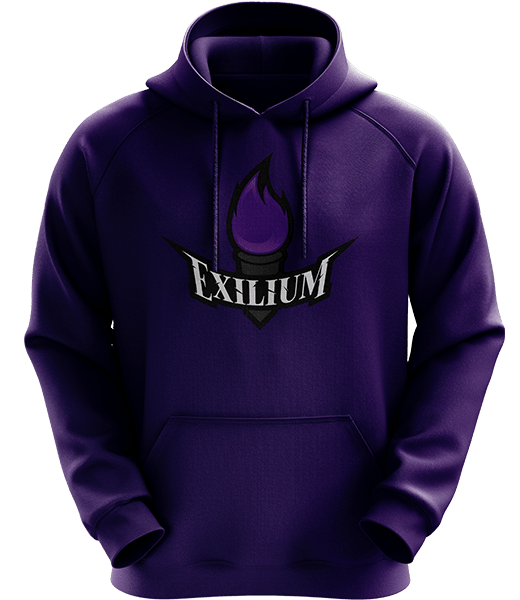 Exilium Logo Hoodie - Purple - Custom Esports Jersey by ARMA