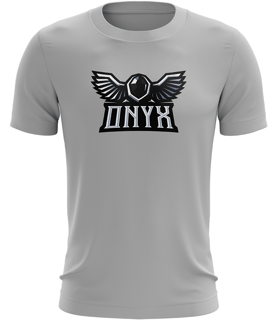 Onyx Logo Tee - Grey - Custom Esports Jersey by ARMA