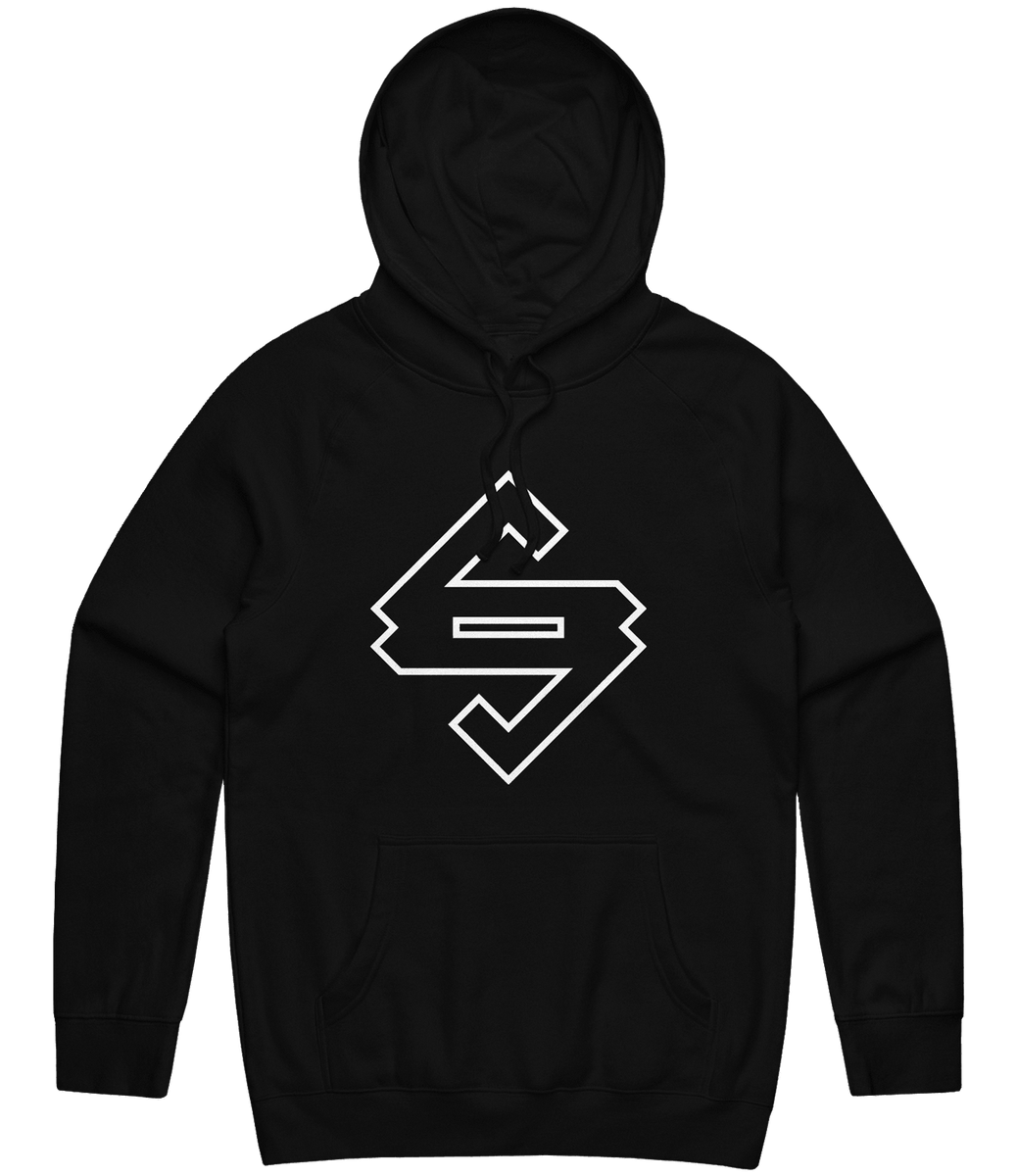 Stealth Outline Hoodie - Black - Custom Esports Jersey by ARMA