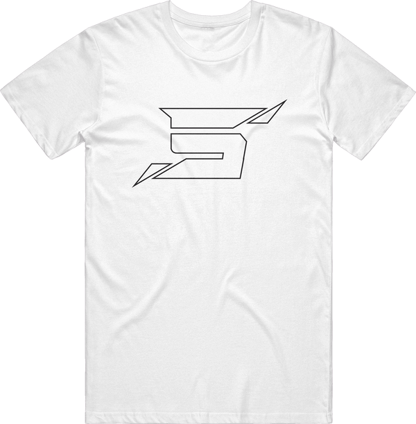 Syntacity Outline Tee - White - Custom Esports Jersey by ARMA