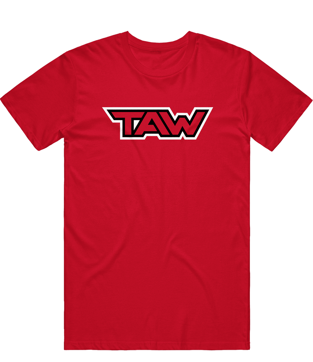 TAW Logo Tee - Red - Custom Esports Jersey by ARMA