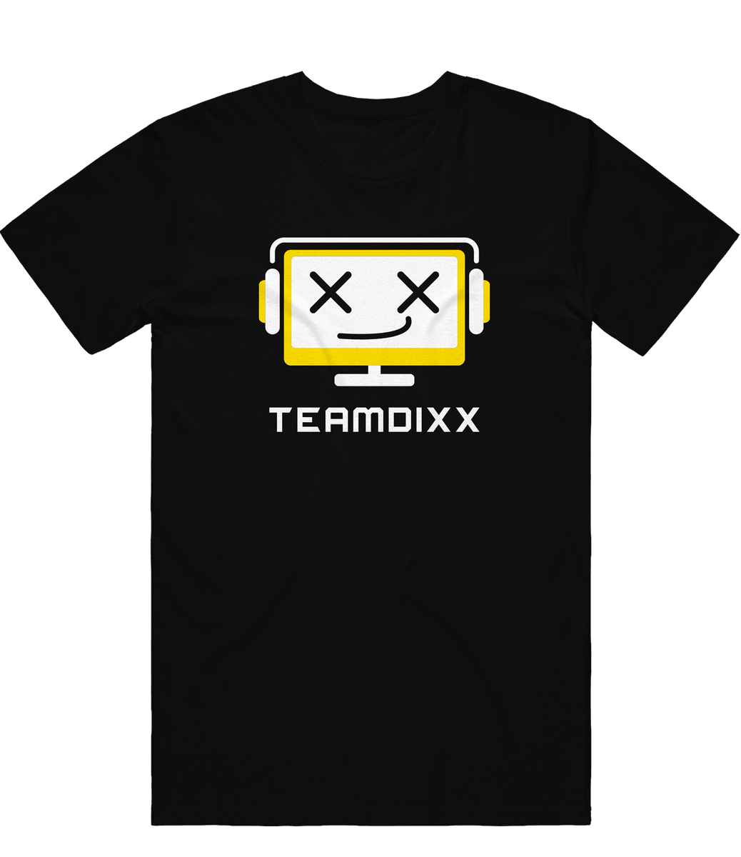 Team Dixx Logo Tee - Black - Custom Esports Jersey by ARMA