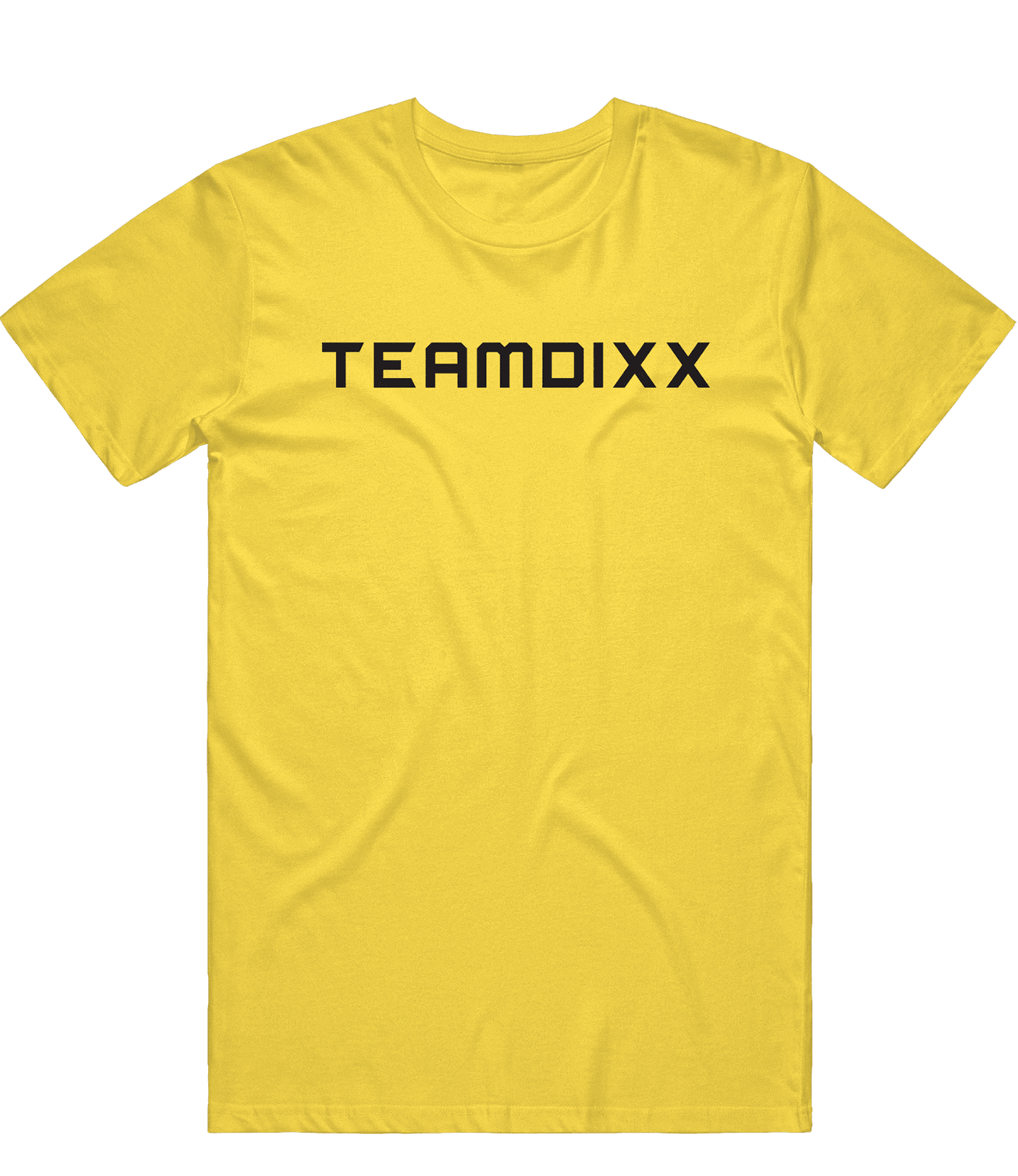 Team Dixx Text Tee - Yellow - Custom Esports Jersey by ARMA
