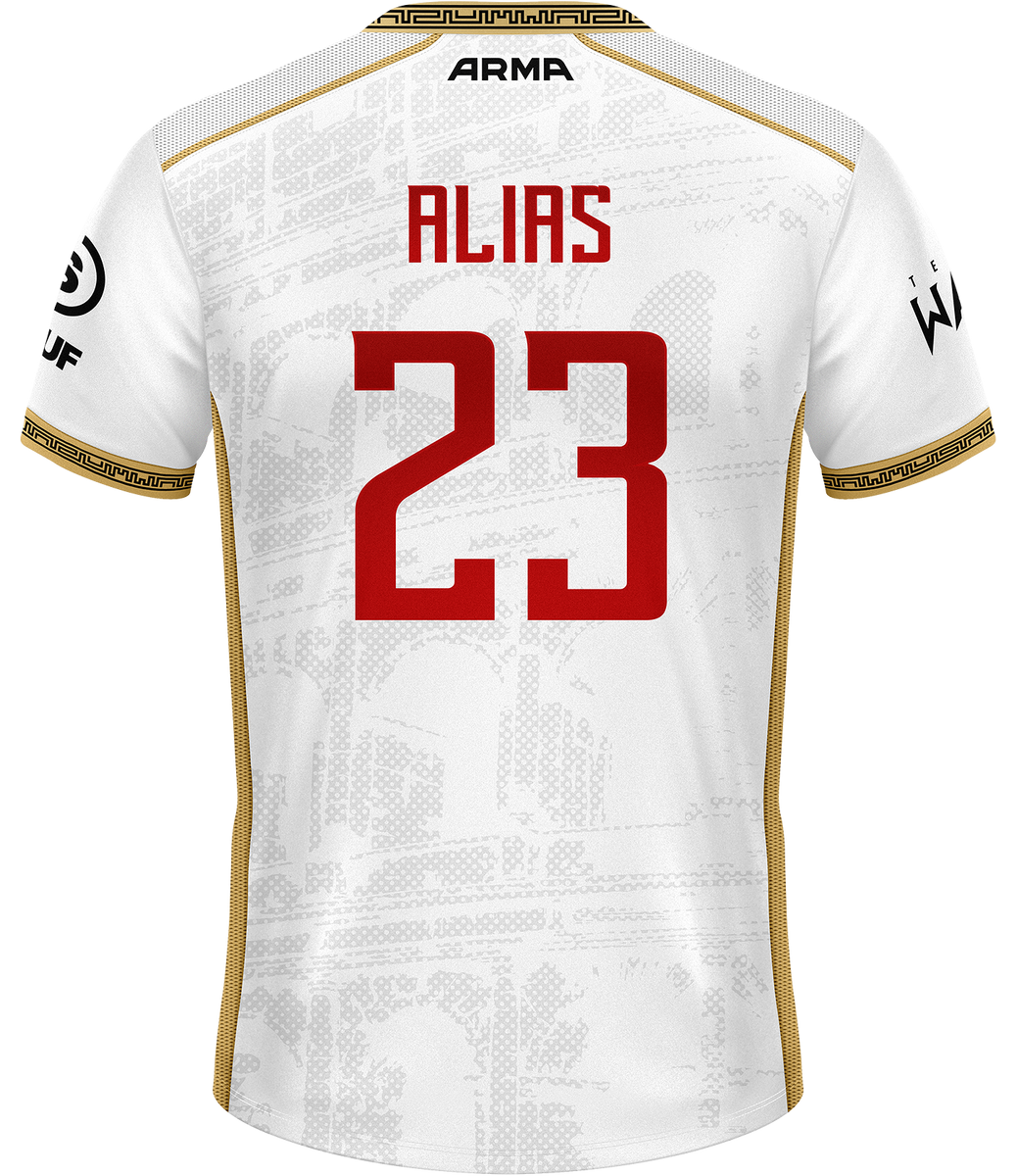 TEAM WAR ELITE Jersey - White - Custom Esports Jersey by ARMA